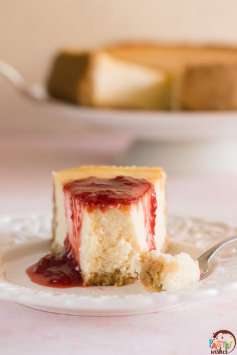 Creamy New York-style cheesecake - Pastry Wishes