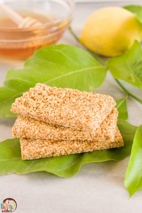 How to Make Ancient Greek Sesame Bars - Pasteli - Pastry Wishes