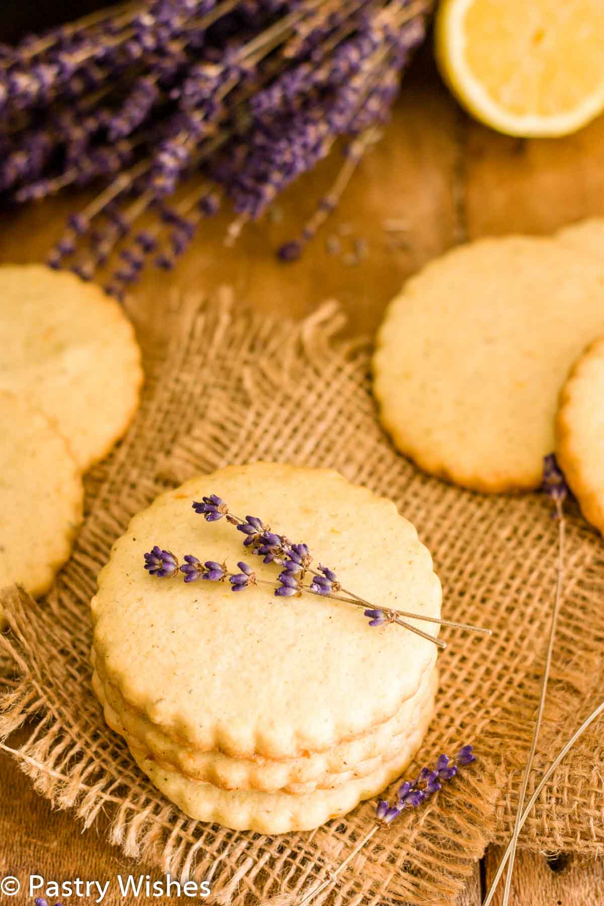 Lemon Lavender Cookies - Pastry Wishes